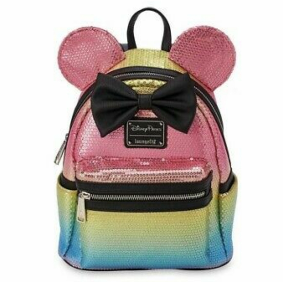 Loungefly | Bags | Loungefly Rainbow Sequin Backpack | Poshmark